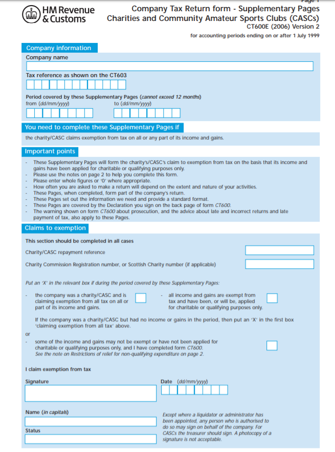 Charities notified by HMRC about future tax return request - Charity ...